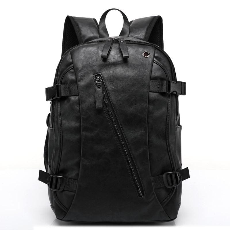 Cow Leather Backpack | Black Leather Backpack | Rucksack Backpack ...