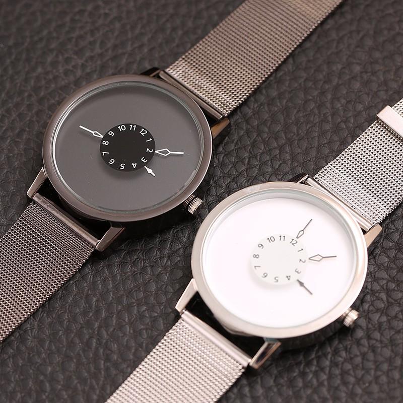 Minimal Metal Band Wristwatch – Gifts for Designers