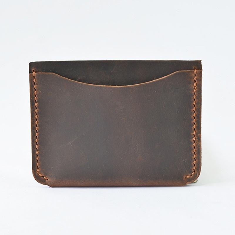 Handmade Leather Card Holder – Gifts for Designers
