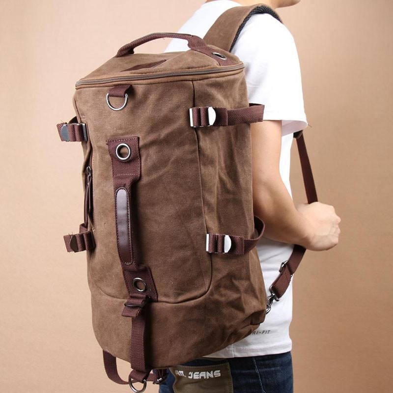 Large Capacity Vintage Canvas Rucksack – Gifts for Designers