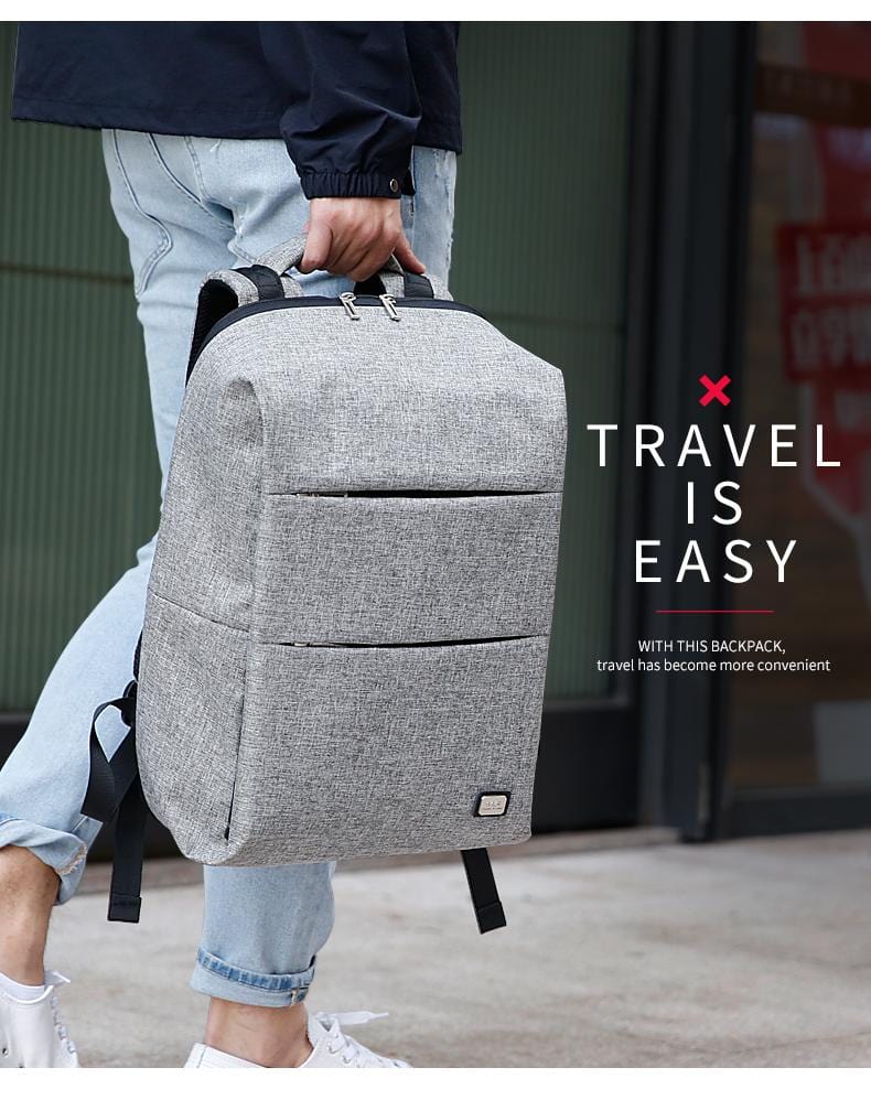 Modern Anti-Theft Water Resistant Backpack with USB Charging Port ...