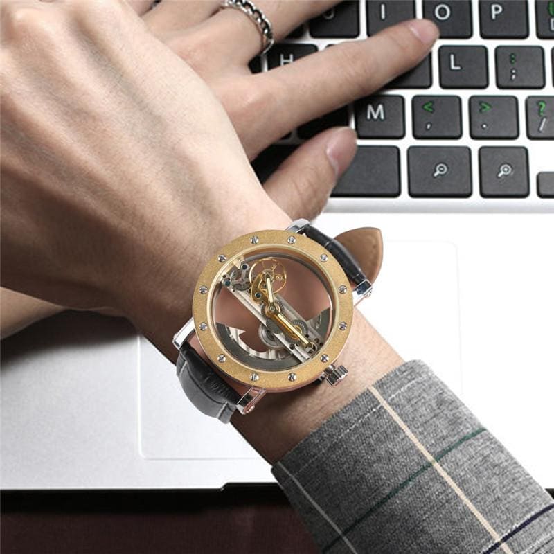 The Mechanic - Automatic Transparent Mechanical Watch – Gifts for Designers