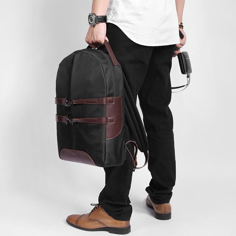 Minimal Street Style Canvas Waterproof Backpack and Laptop Bag – Gifts ...