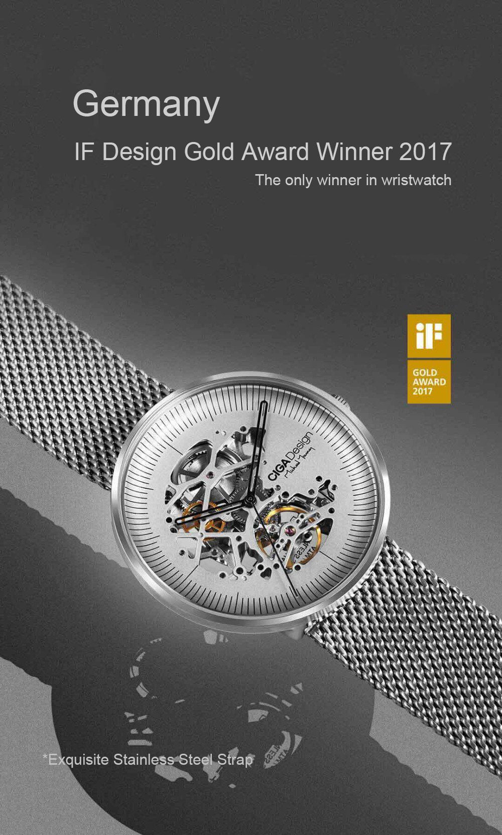 iF Design Gold Award Hollow Minimalist Mechanical Watch – Gifts for ...
