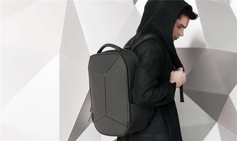 15.6" Origami Inspired Hard Shell Geometric Backpack – Gifts for Designers