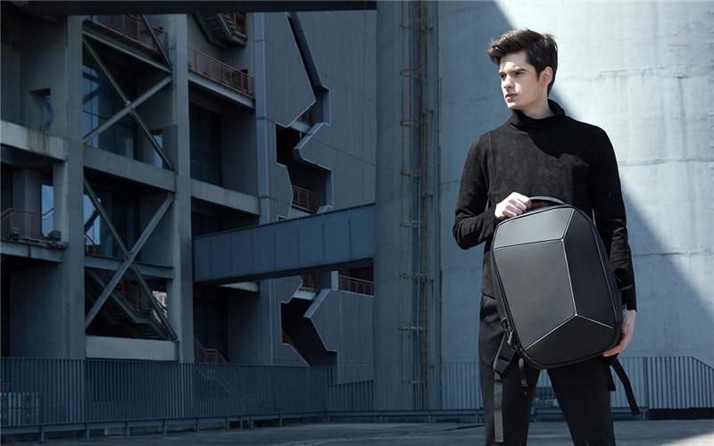 15.6" Origami Inspired Hard Shell Geometric Backpack – Gifts for Designers