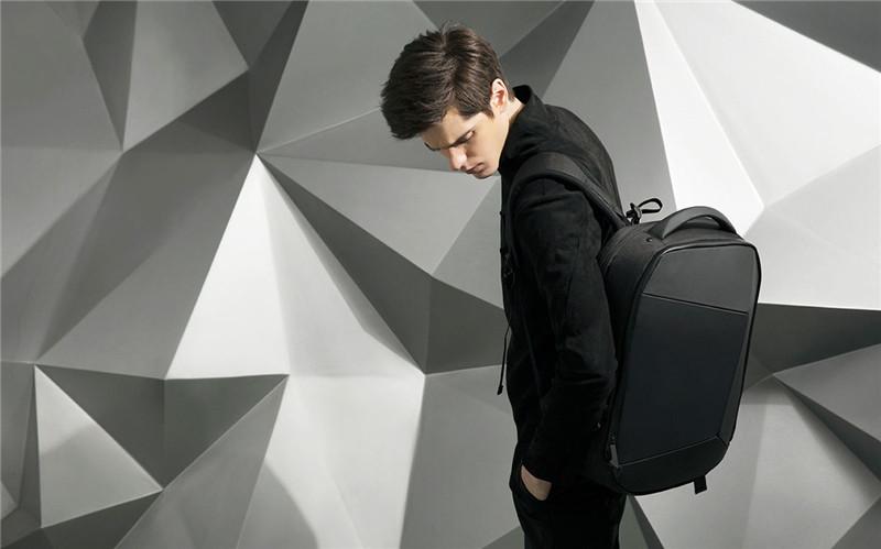 15.6" Origami Inspired Hard Shell Geometric Backpack – Gifts for Designers