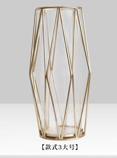 Modern Geometric Minimal Rose Gold Plant Vase – Gifts for Designers