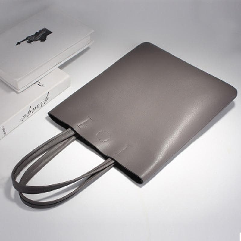 Minimalist Simple Leather Tote Bag – Gifts for Designers