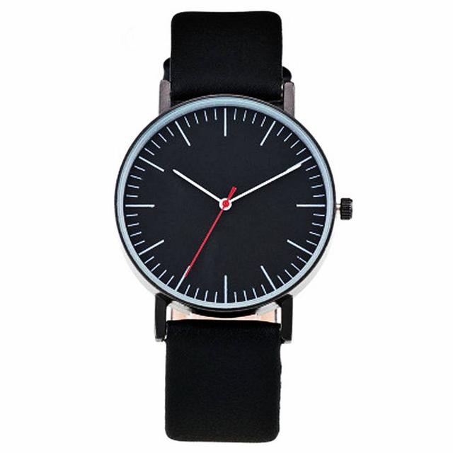 Casual Men Simple Quartz Ultra Thin Minimalist Watch – Gifts for Designers